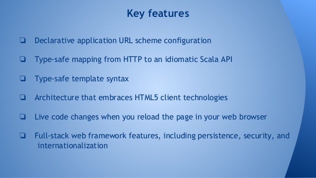 Scala Play Framework