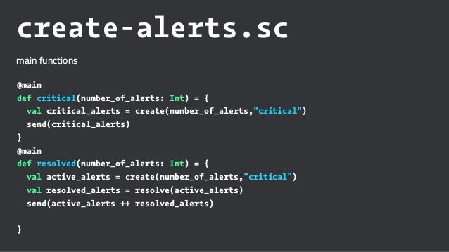 Scala Scripting Slides