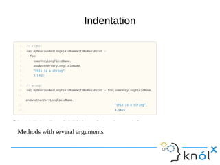 Scala style-guide | PDF | Programming Languages | Computing