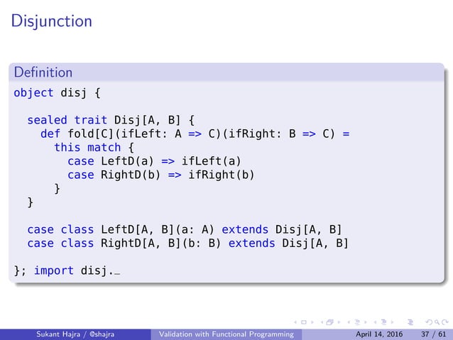 Scala Validation With Functional Programming Ppt 