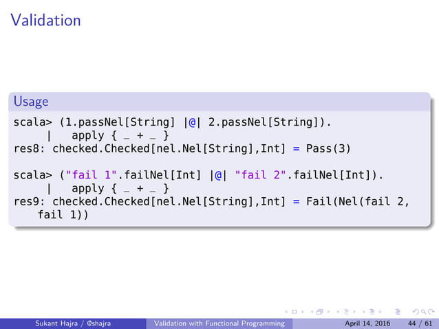 Scala Validation With Functional Programming Ppt 