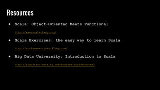 Scala 101 | PPT