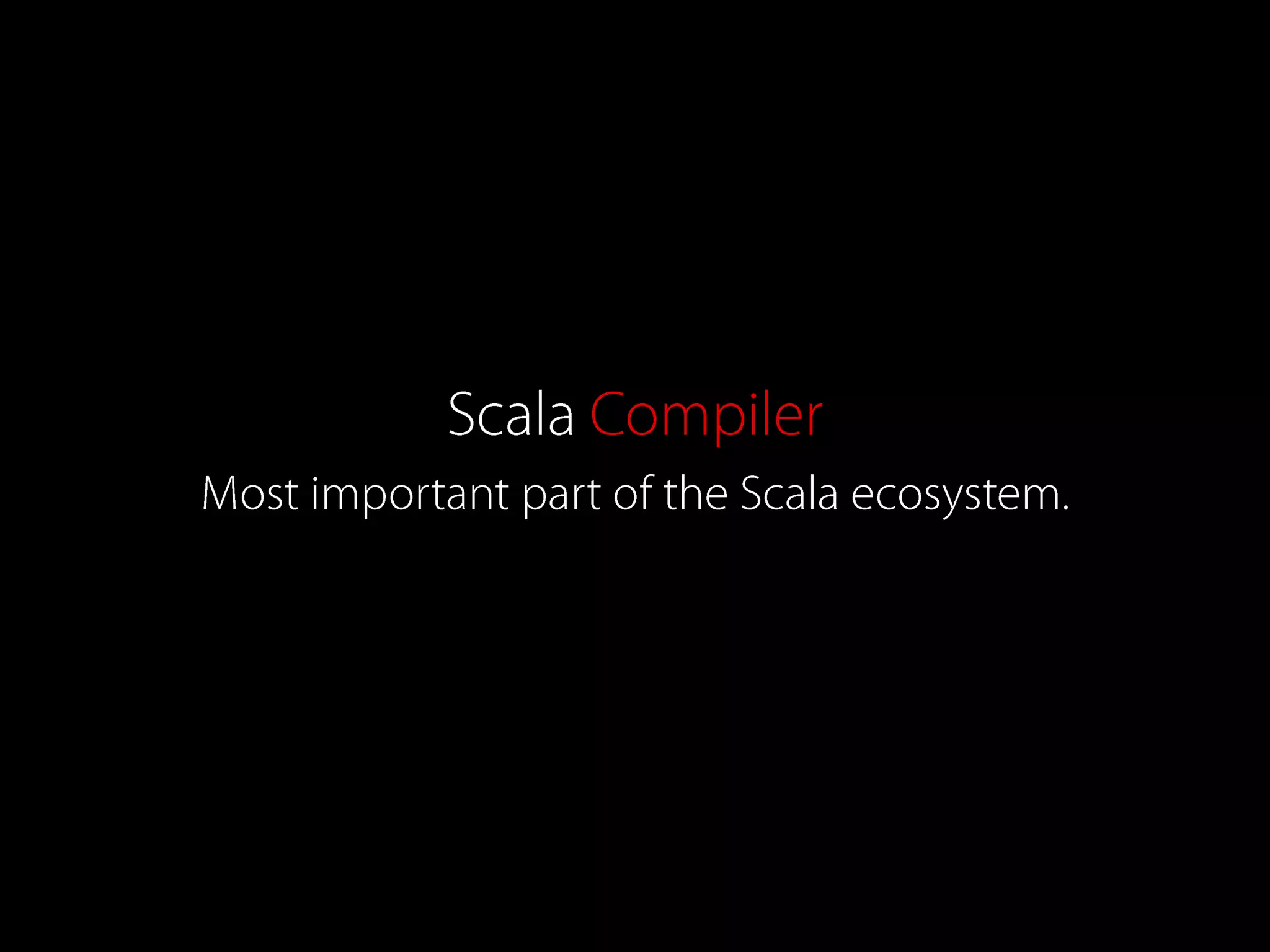 Scala and its Ecosystem | PPT