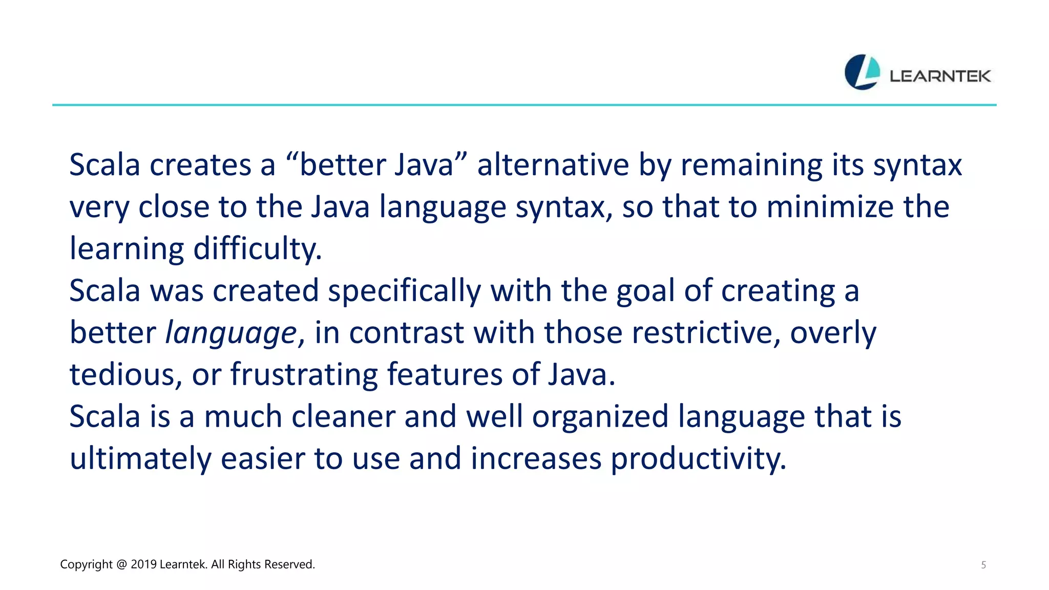 Scala and spark | PPT