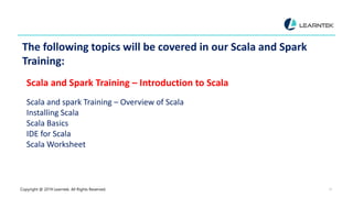 Scala and spark | PPT