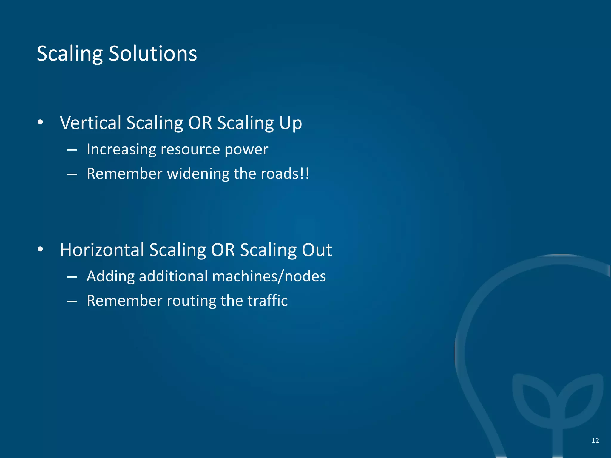 Scalability Design Principles - Internal Session | PDF