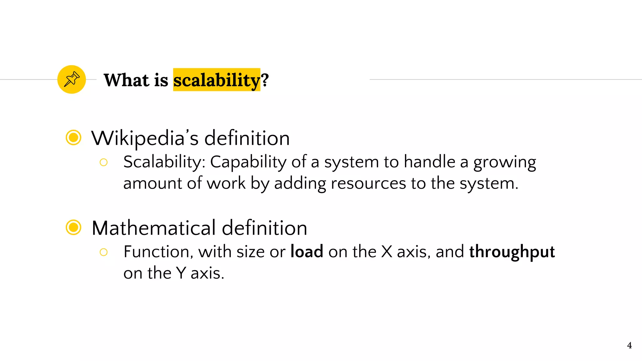 Scalability, basics, application to systems, teams and processes | PPTX