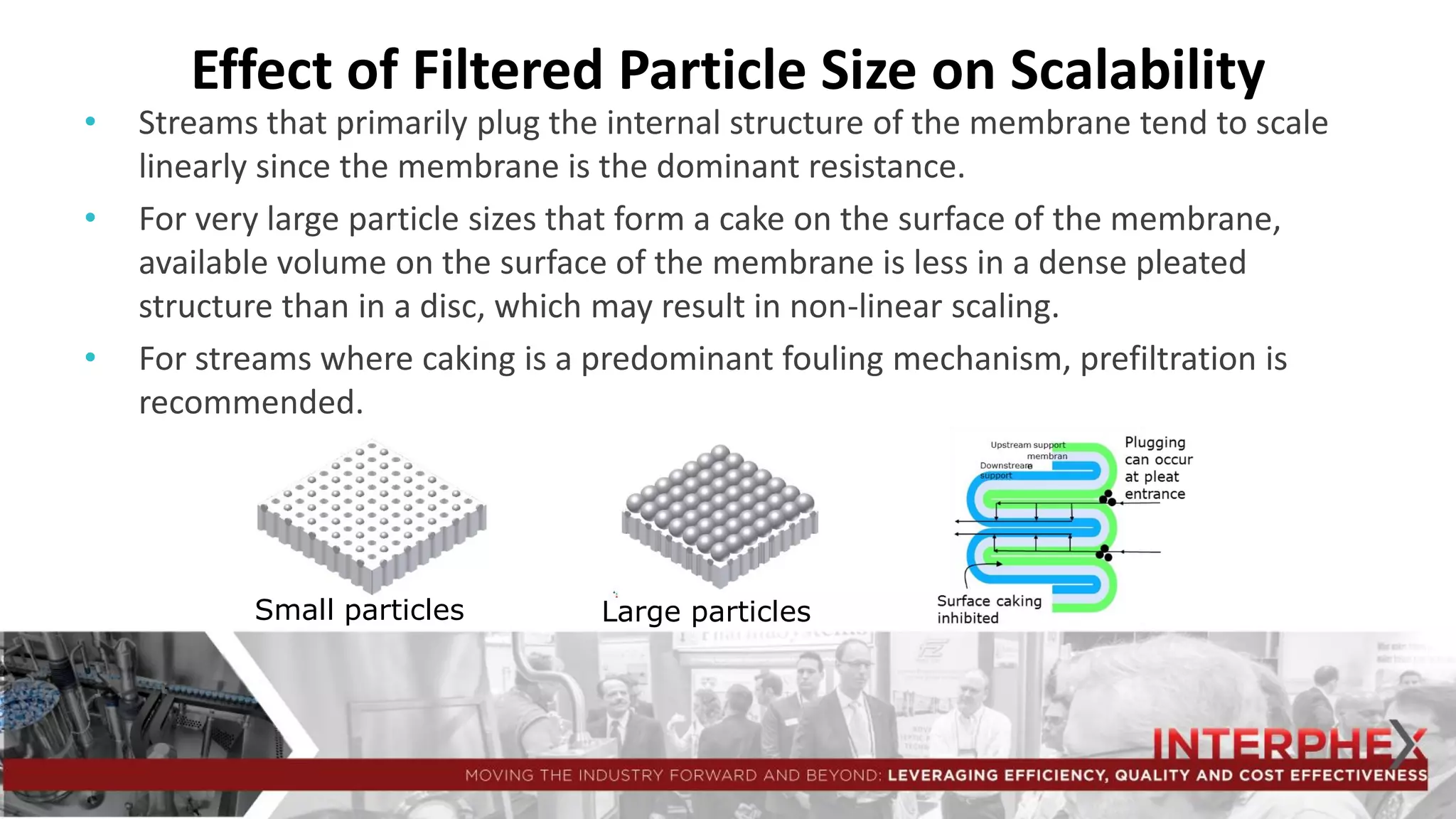 Scale-up of high area filters for microfiltration of biological fluids ...