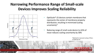 Scale-up of high area filters for microfiltration of biological fluids ...