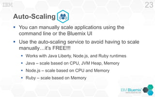 Building Highly Scalable Apps On Bluemix | PPT