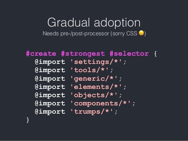 Scalable CSS Architecture | PPT
