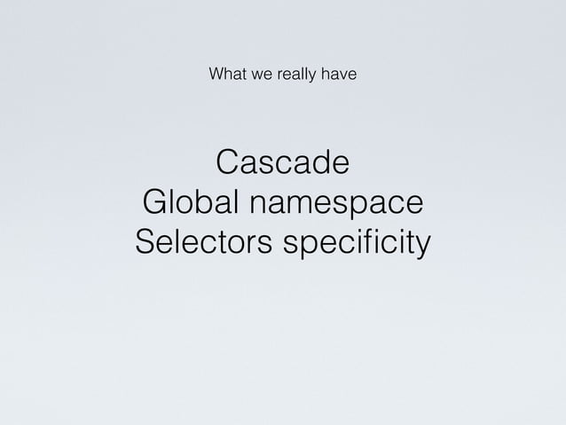 Scalable CSS Architecture | PPT