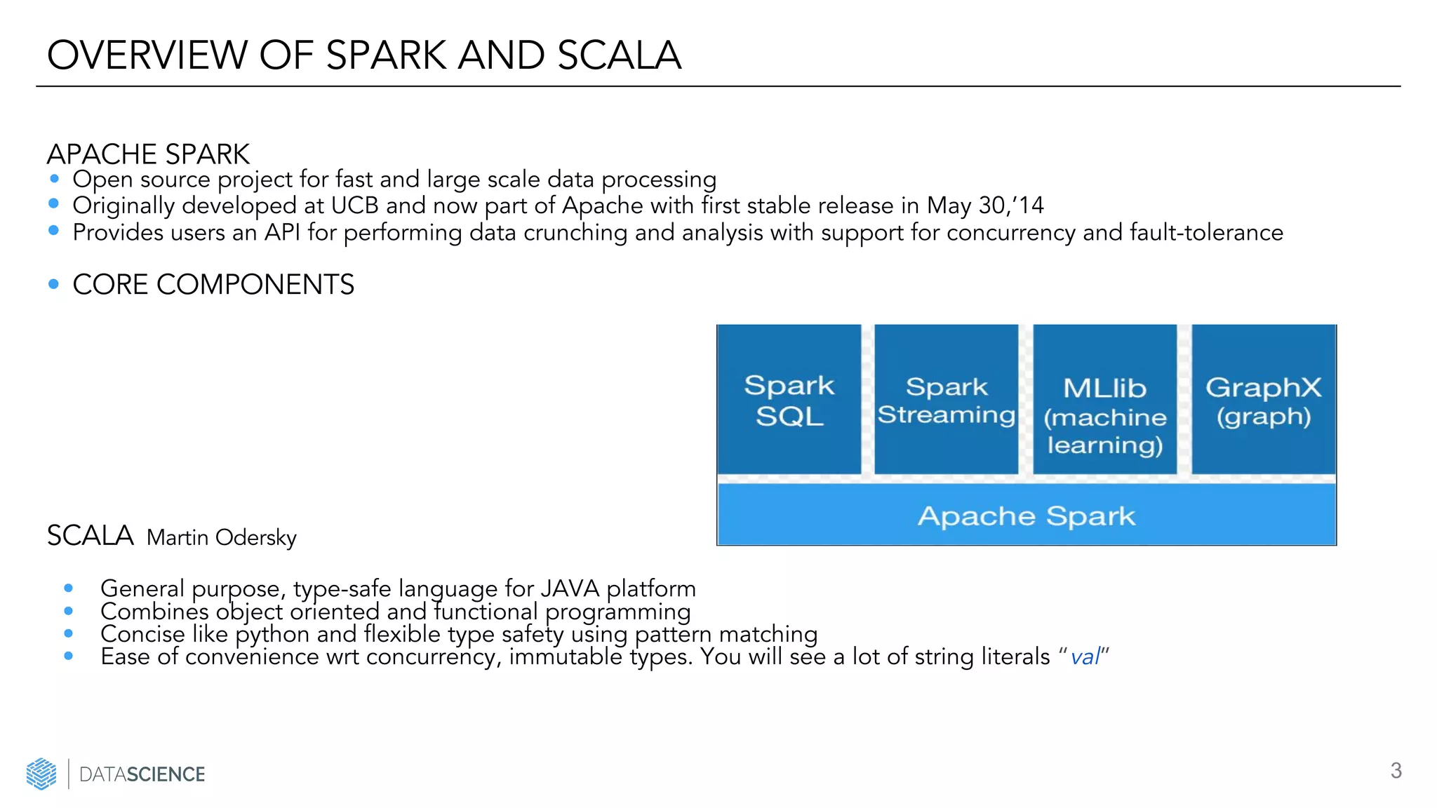 Scalable analytics with spark and scala system(sassy) | PPT