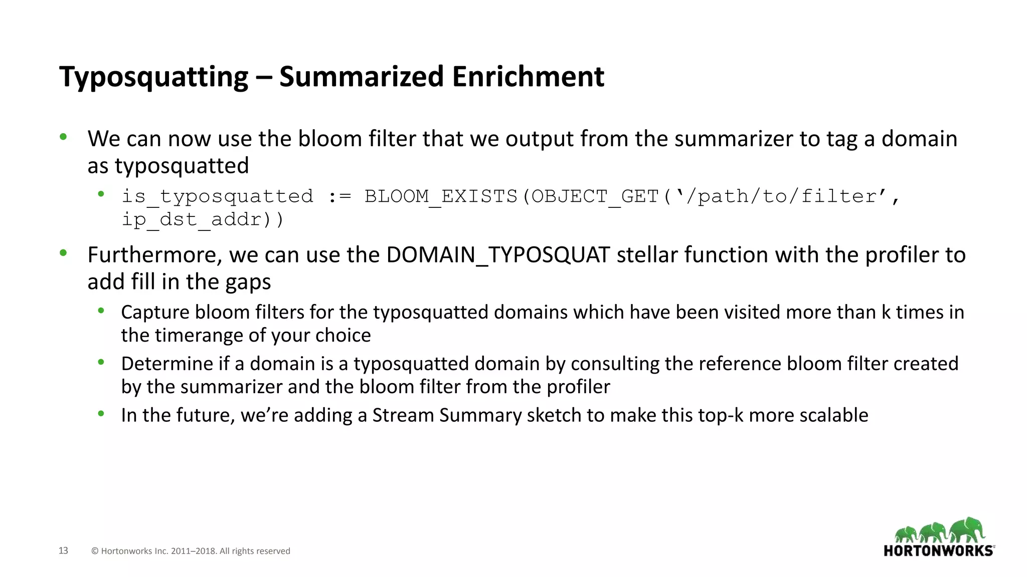 Scalable and adaptable typosquatting detection in Apache Metron | PPTX | Web Development | Internet