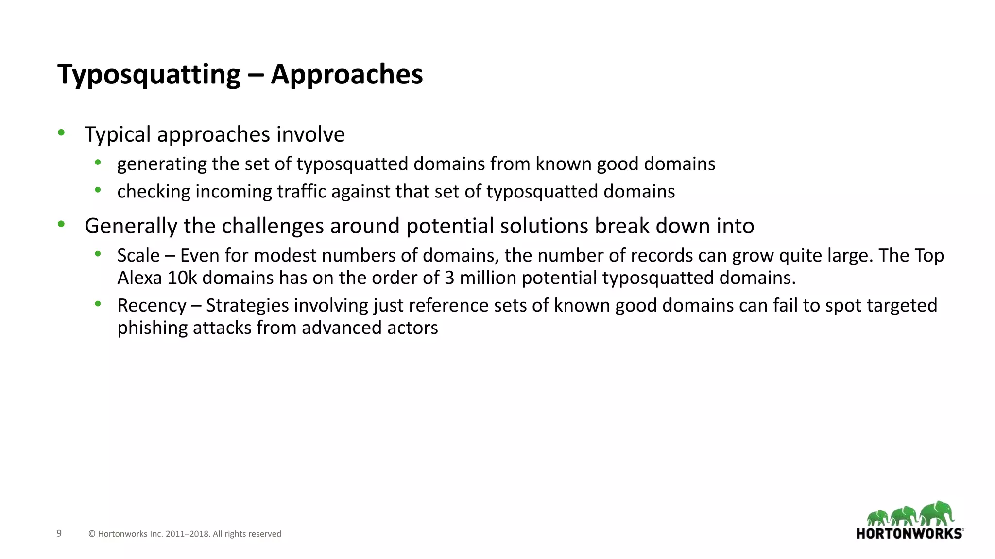 Scalable And Adaptable Typosquatting Detection In Apache Metron Pptx Web Development Internet