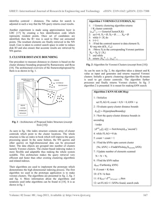 Scalable and efficient cluster based framework for multidimensional indexing | PDF