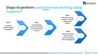 Scalable and Reliable Cross Browser Testing With Cypress Framework | PPT