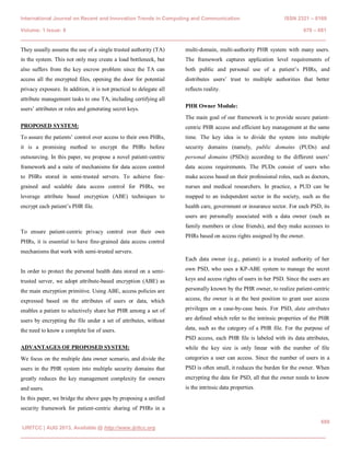 Scalable and secure sharing of personal health records in cloud computing using attribute based ...