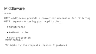 Building Scalable Applications with Laravel | PPT
