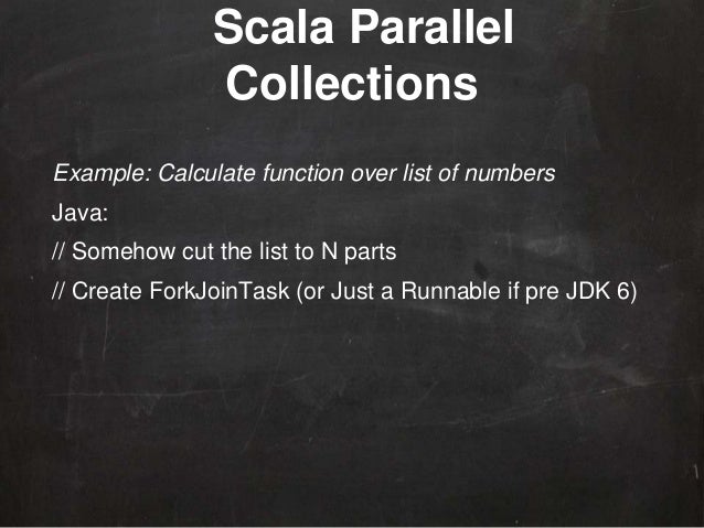 Scalable Applications with Scala