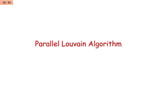 Scalable community detection with the louvain algorithm | PPTX