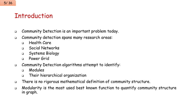 Scalable Community Detection With The Louvain Algorithm Ppt