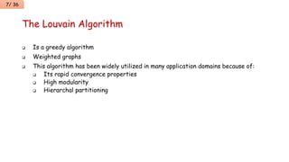 Scalable community detection with the louvain algorithm | PPTX