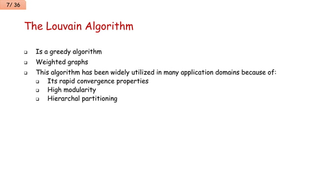Scalable community detection with the louvain algorithm | PPTX