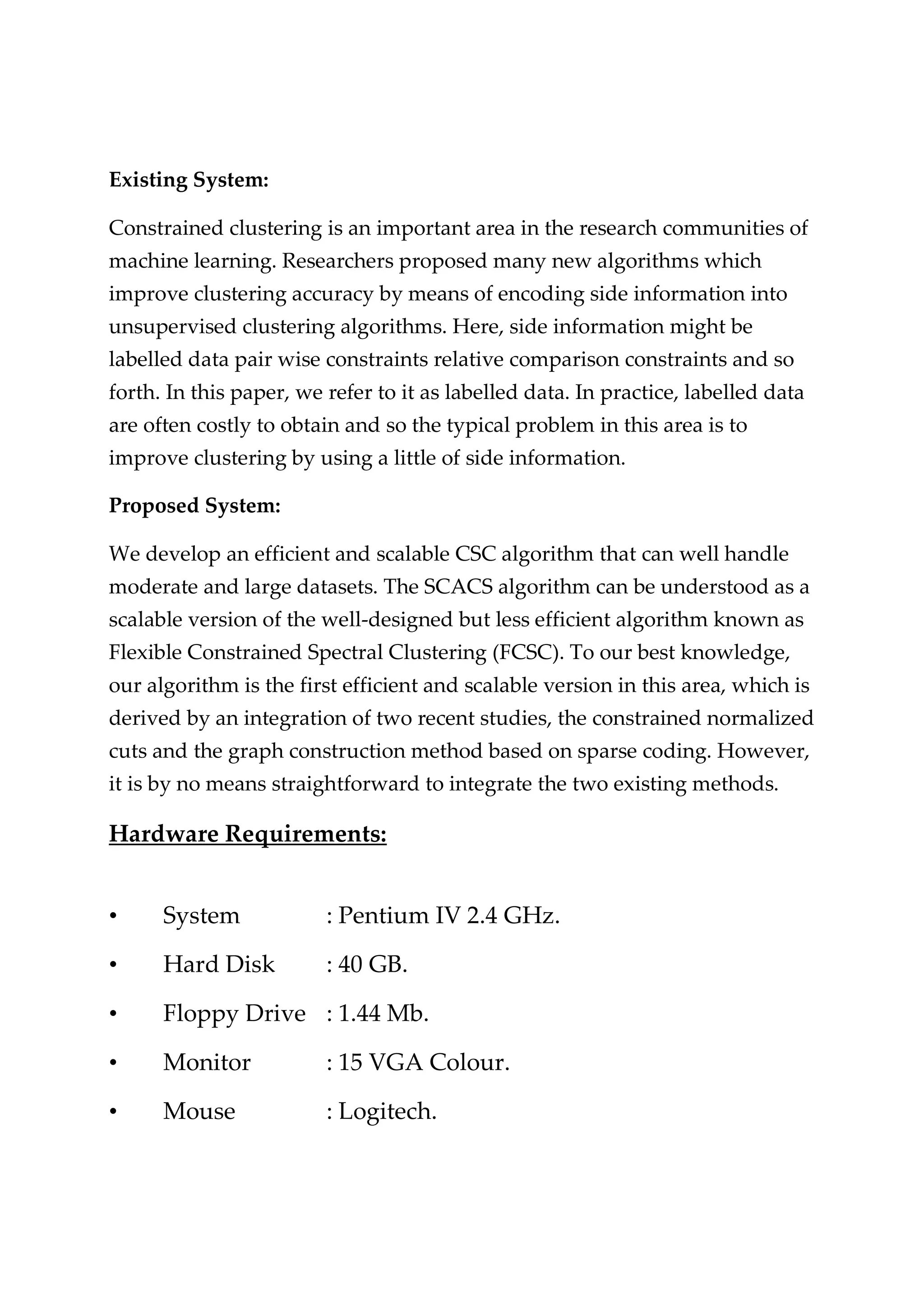 Scalable constrained spectral clustering | PDF Scalable constrained spectral clustering | PDF