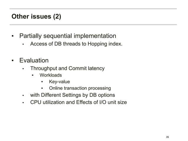 Paper_Scalable database logging for multicores | PPT
