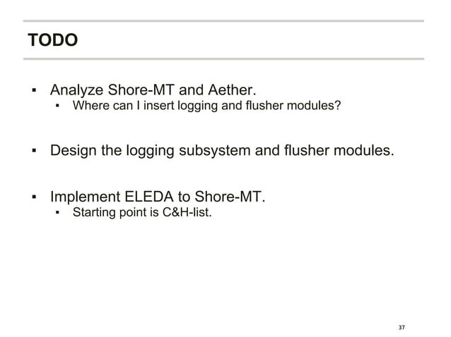 Paper_Scalable database logging for multicores | PPT