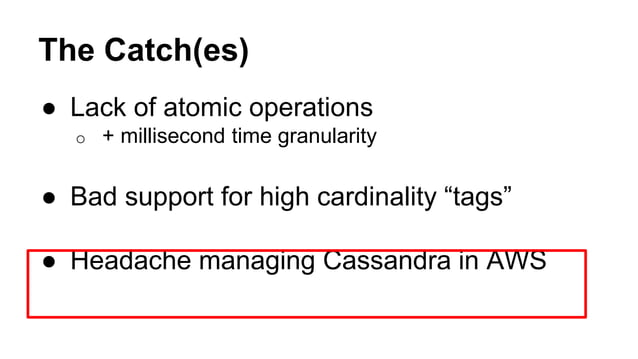 Building a Scalable Distributed Stats Infrastructure with Storm and KairosDB | PPT