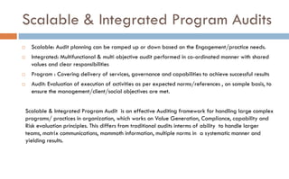 Scalable integrated program audit (sipa) | PDF | Business | Business ...