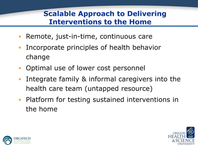 Scalable Intervention Technology for Older Adults | PPT