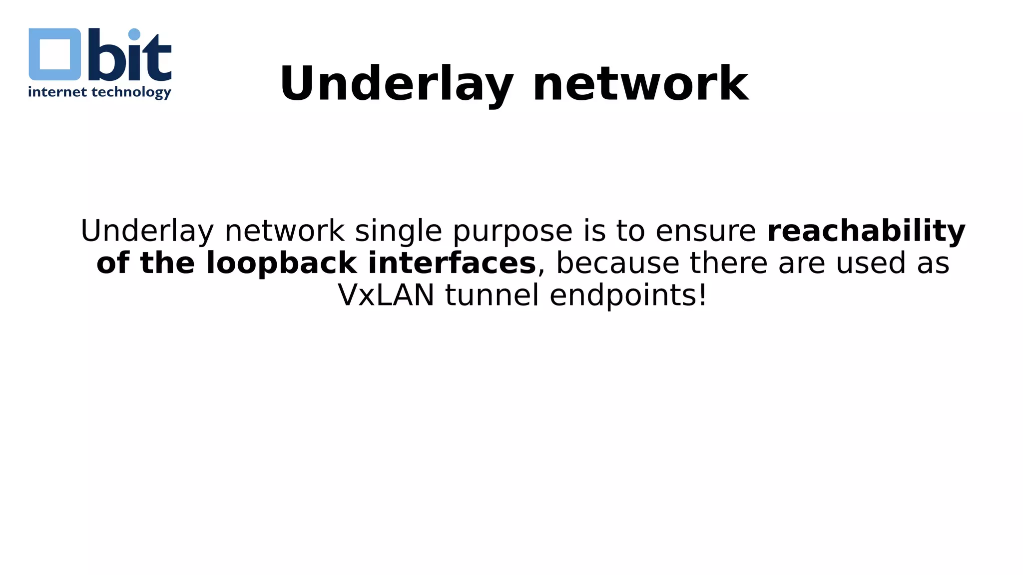 OpenNebulaConf2018 - Scalable L2 overlay networks with routed VXLAN ...