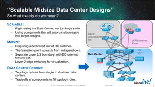 Scalable midsize data center designs | PPT