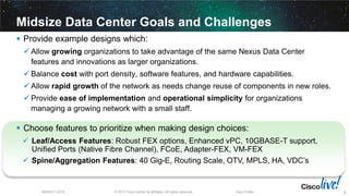 Scalable midsize data center designs | PPT