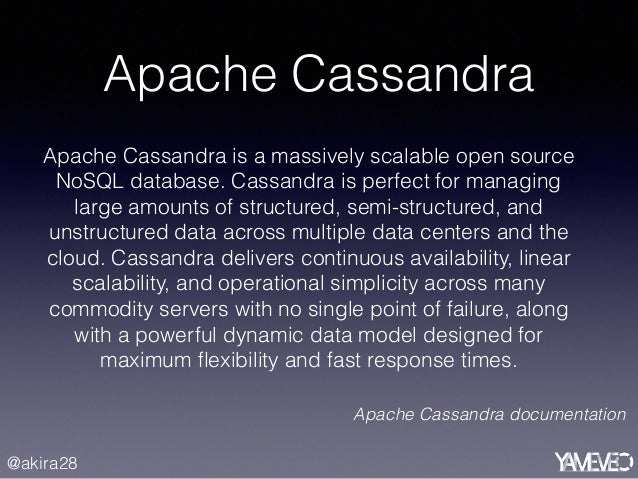 Scalable PHP Applications With Cassandra Scalable PHP Applications With Cassandra