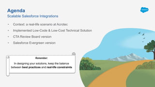 Scalable Salesforce Integrations - a real-life scenario | PPT