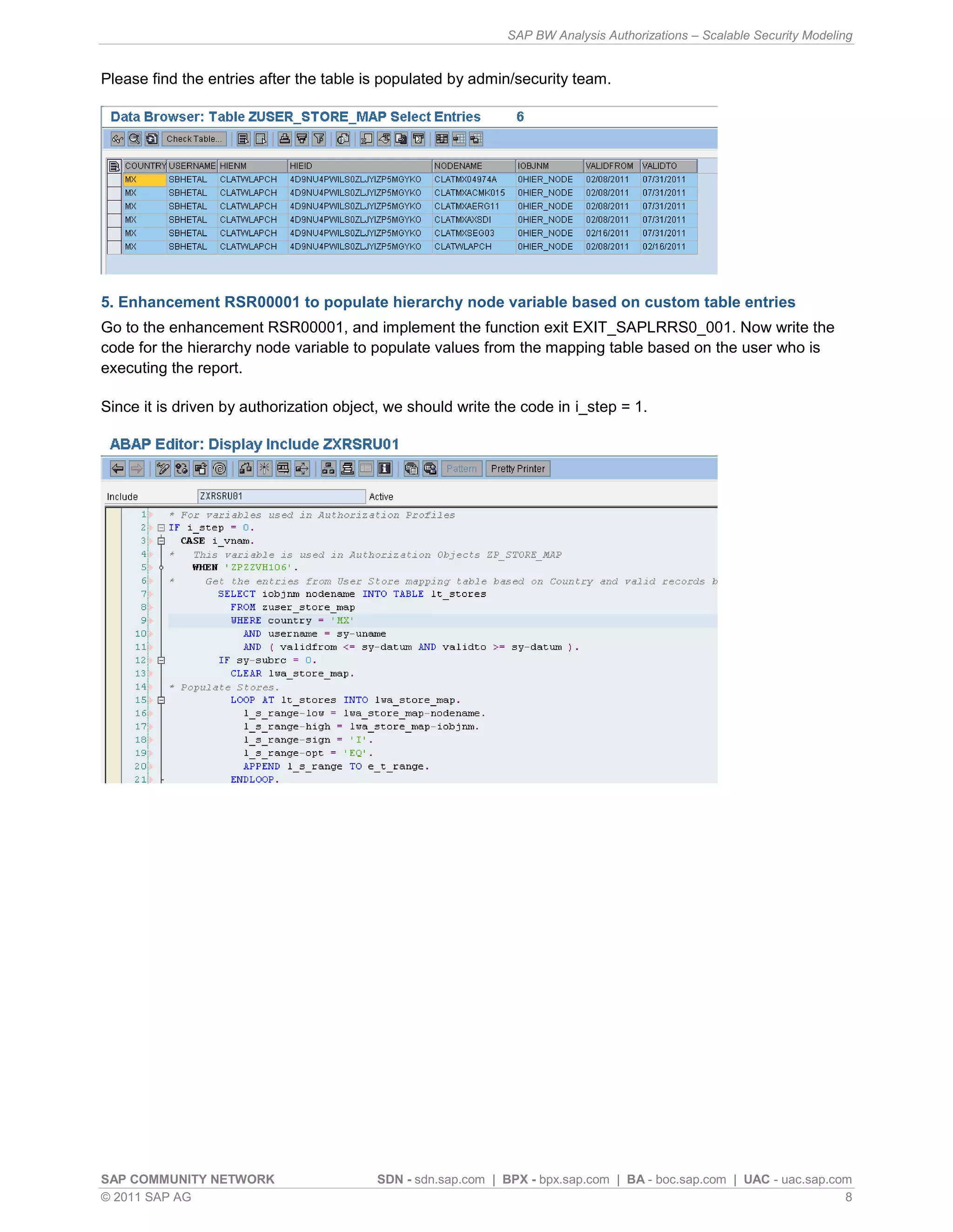 Scalable Security Modeling Sap Bw Analysis Authorizations Pdf Databases Computer Software