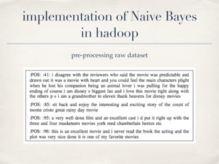Scalable sentiment classification for big data analysis using naive bayes classifier | PPT
