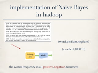 Scalable sentiment classification for big data analysis using naive bayes classifier | PPT