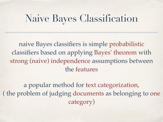 Scalable sentiment classification for big data analysis using naive bayes classifier | PPT