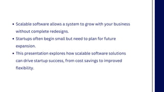 Scalable Software Solutions for Startups | PDF