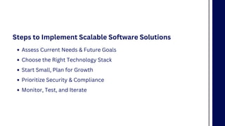 Scalable Software Solutions for Startups | PDF