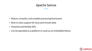 Scalable Stream Processing with Apache Samza | PDF | Cloud Computing | Internet