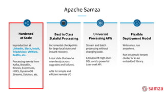 Scalable Stream Processing with Apache Samza | PDF | Cloud Computing | Internet