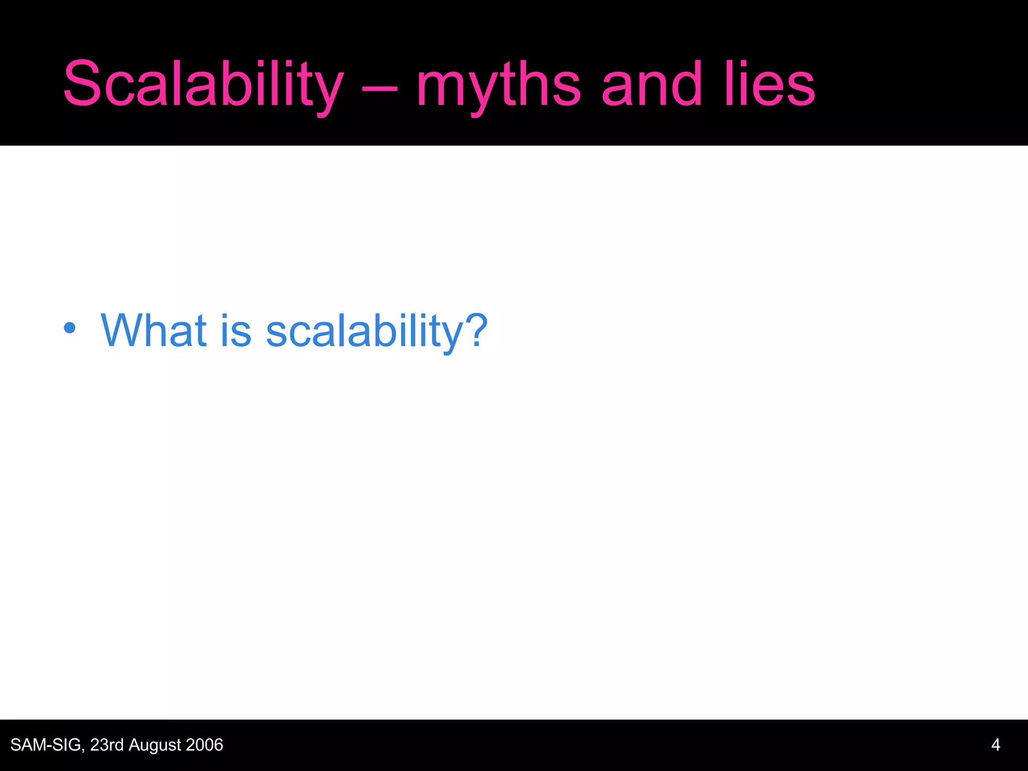 Scalable Web Architectures Common Patterns And Approaches Pps Databases Computer Software