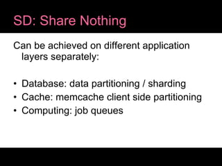 Scalable Web Architecture | PPT | Cloud Computing | Internet