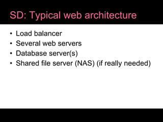 Scalable Web Architecture | PPT | Cloud Computing | Internet